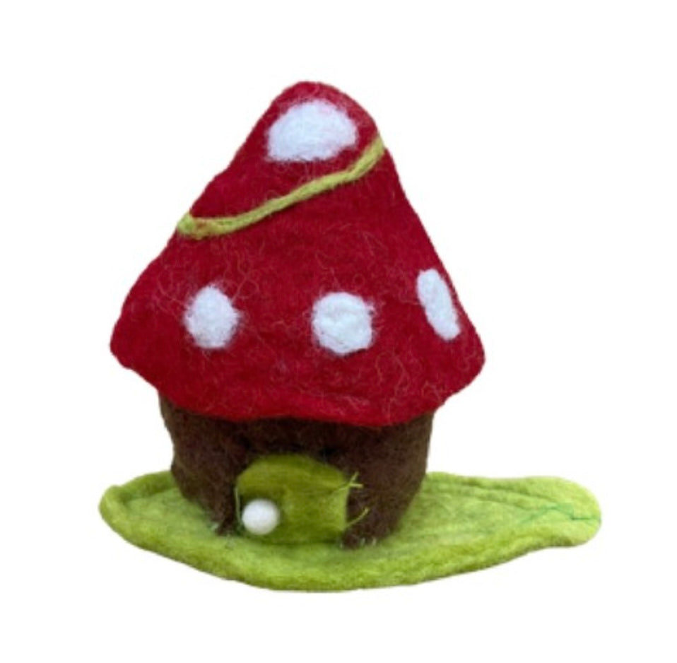 Mini Toadstool Leaf House – The Leisa Tree