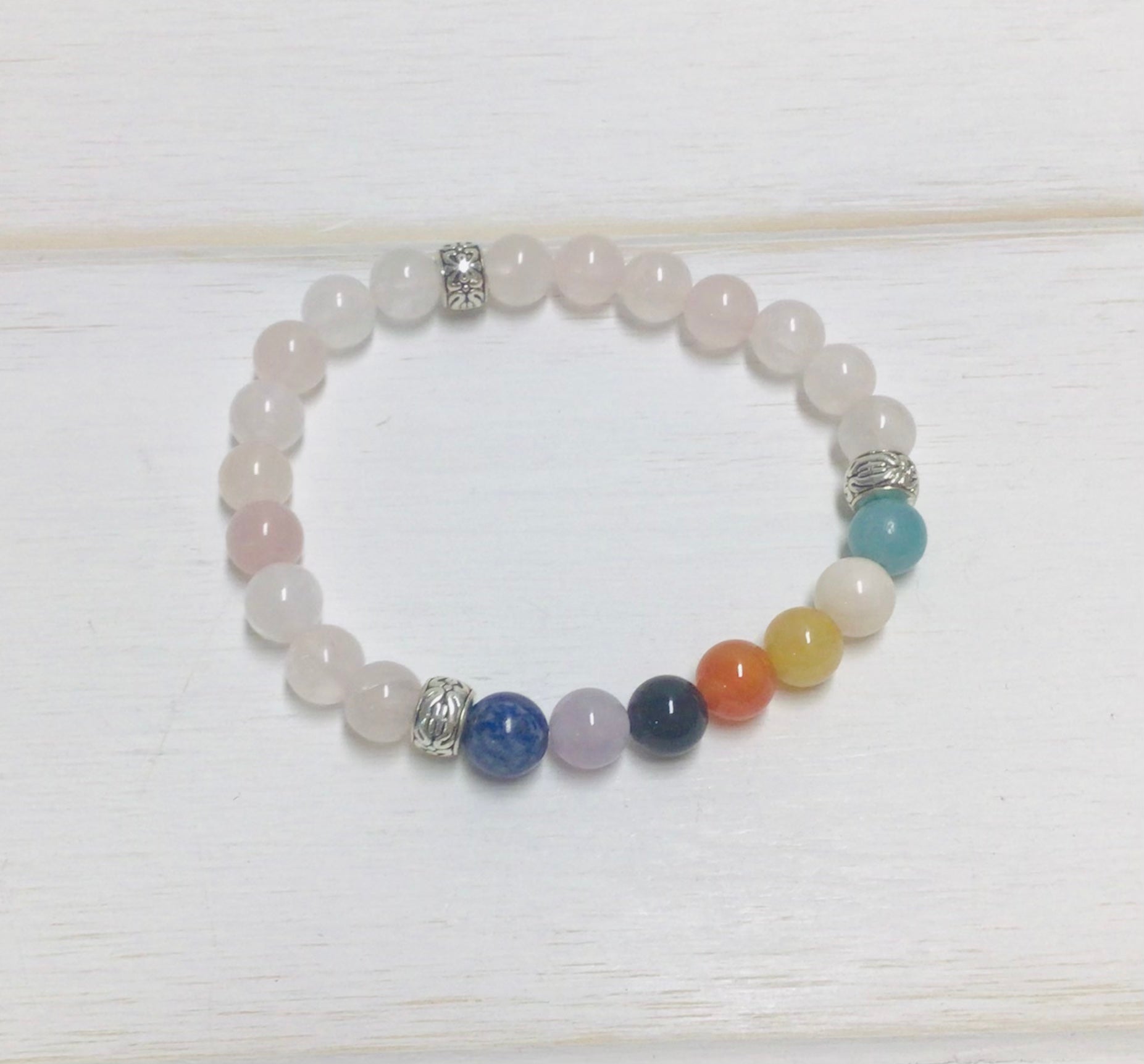 Nev Rose Quartz/Multi Stone Bracelet – The Leisa Tree