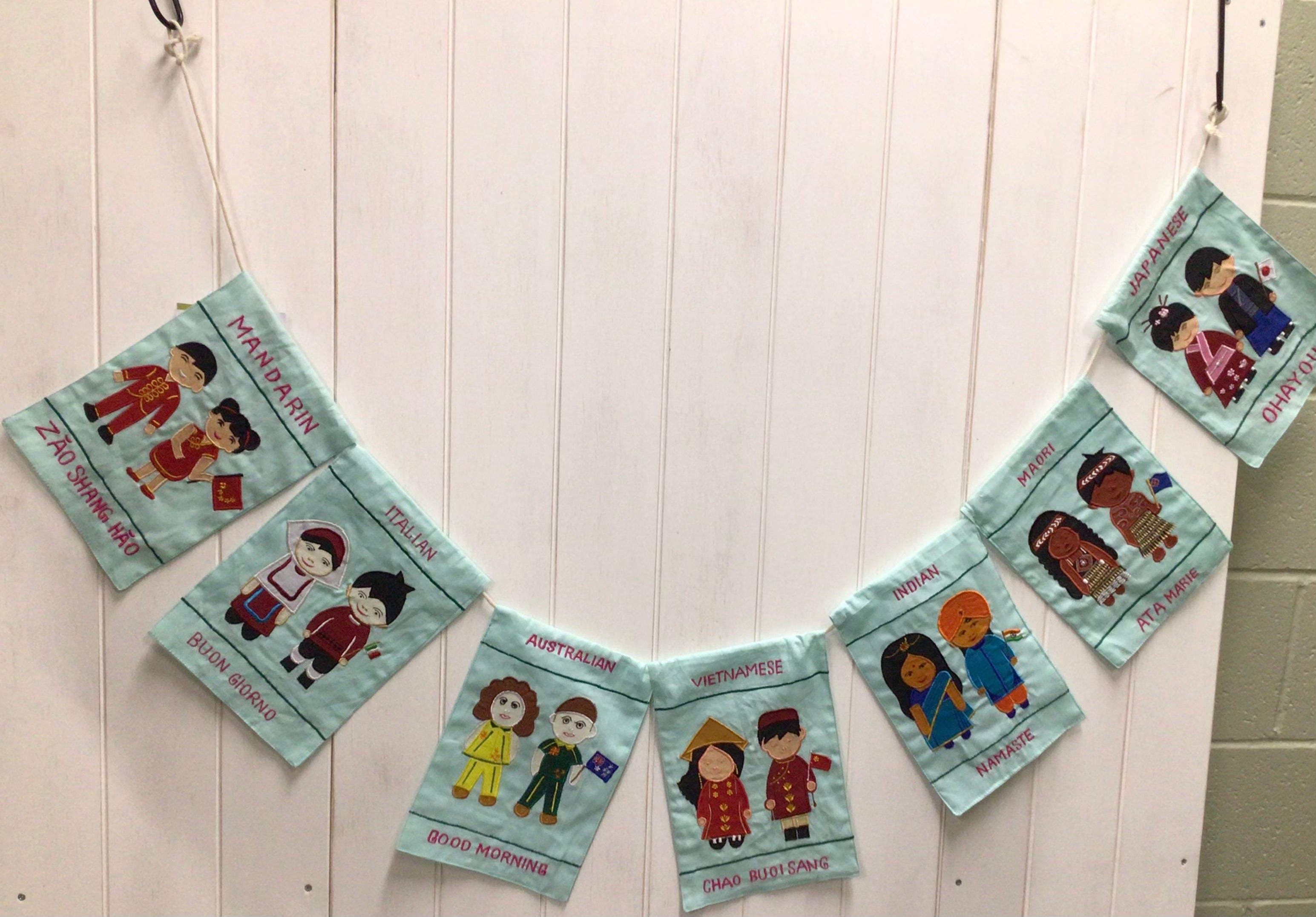 Multicultural Greetings Bunting – The Leisa Tree
