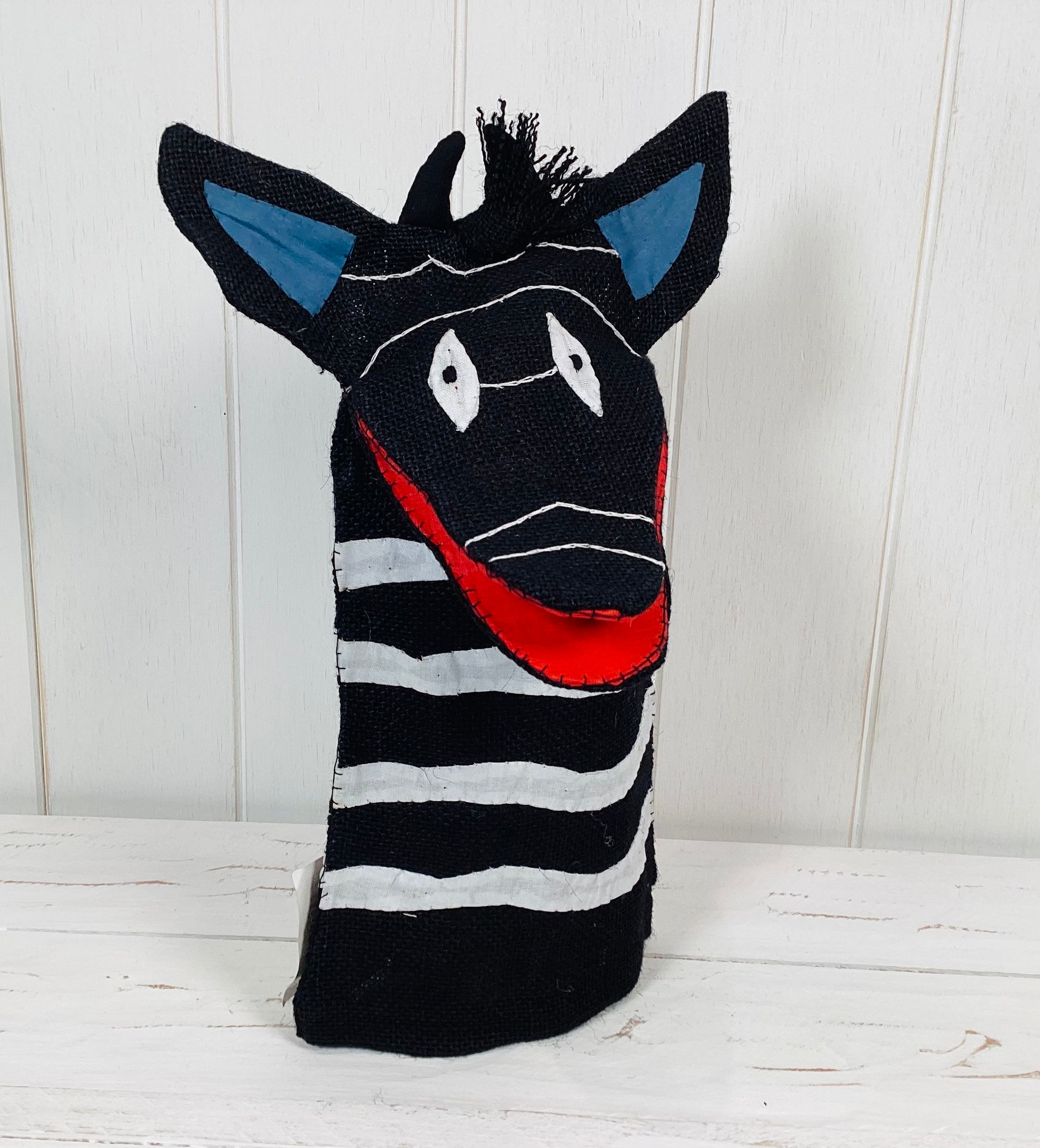 Zebra Hand Puppet – The Leisa Tree